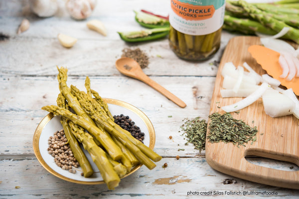 Asparagusto! 16oz Jar - Pickled Asparagus Spears – Pacific Pickle Works
