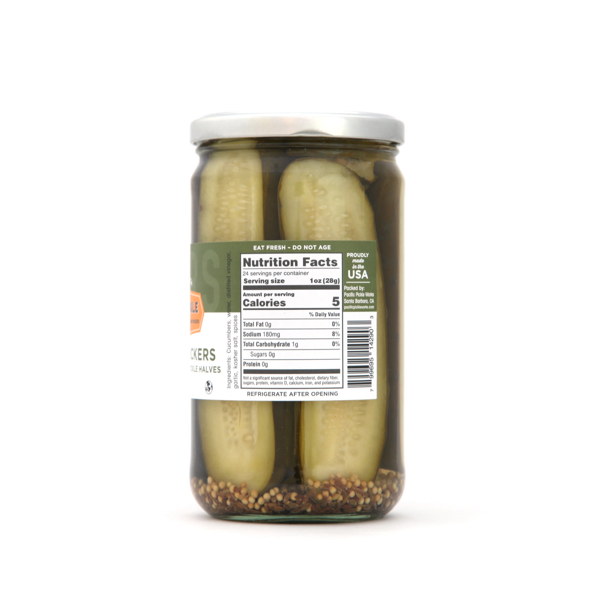 Mother's Puckers 24oz Jar - Home-Style Garlic Pickle Halves – Pacific ...