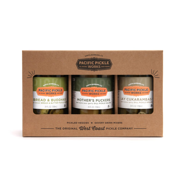 Three Pickle Variety Pack - A 3 Jar Variety Pack of Pickles – Pacific ...